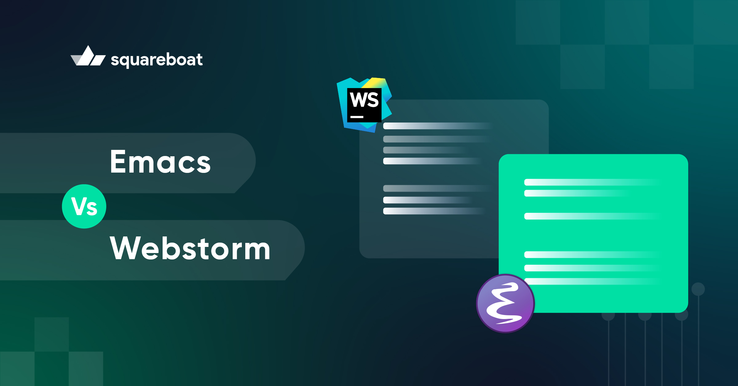 Emacs vs WebStorm for Node.js Development: Key Differences